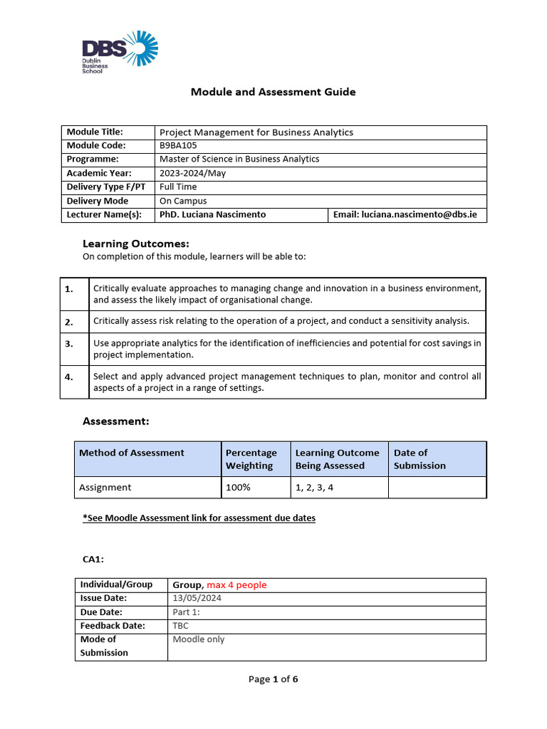 Assessment Brief | PDF