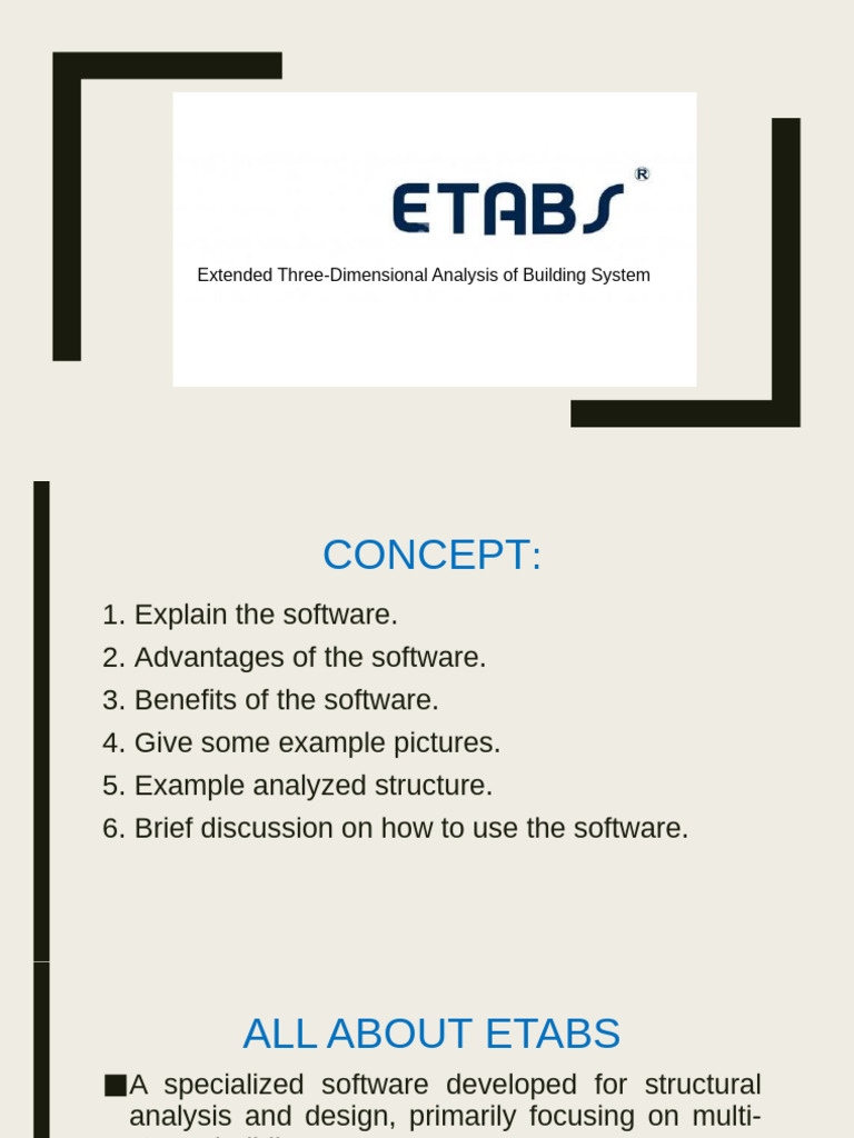 Etabs Software | PDF