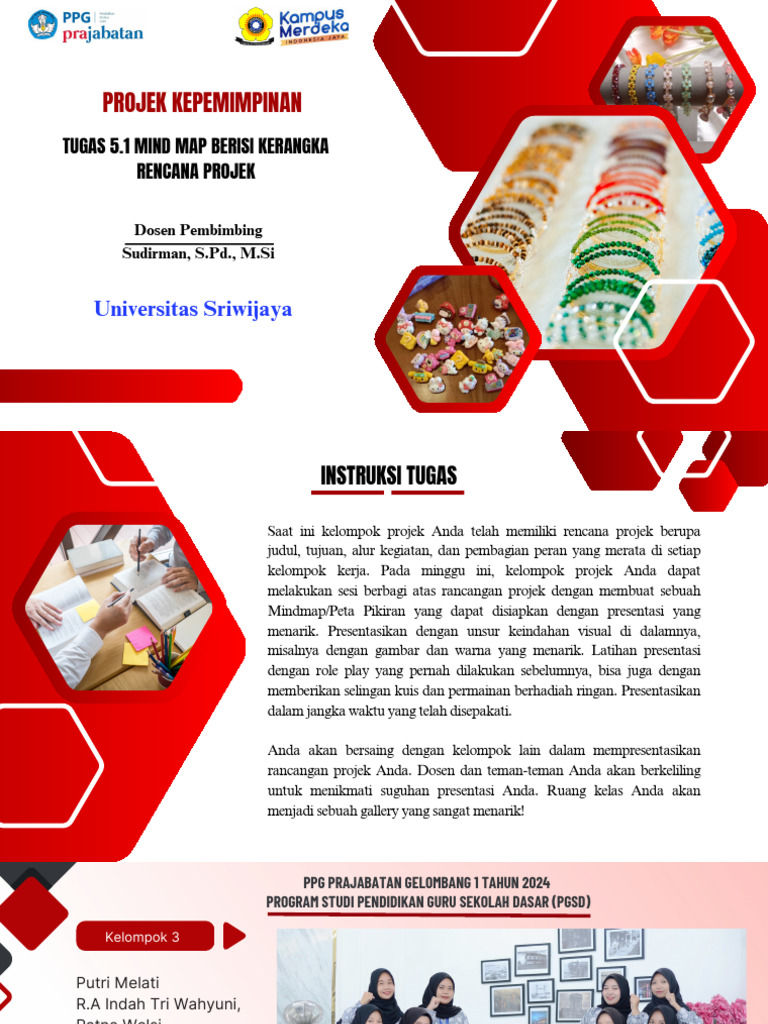 Tugas 5.1 Mind Map Projek - Kelompok 3 | PDF