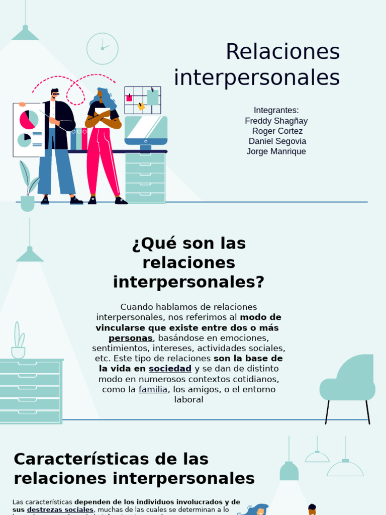 Relaciones Interpersonales | PDF | Relaciones interpersonales ...