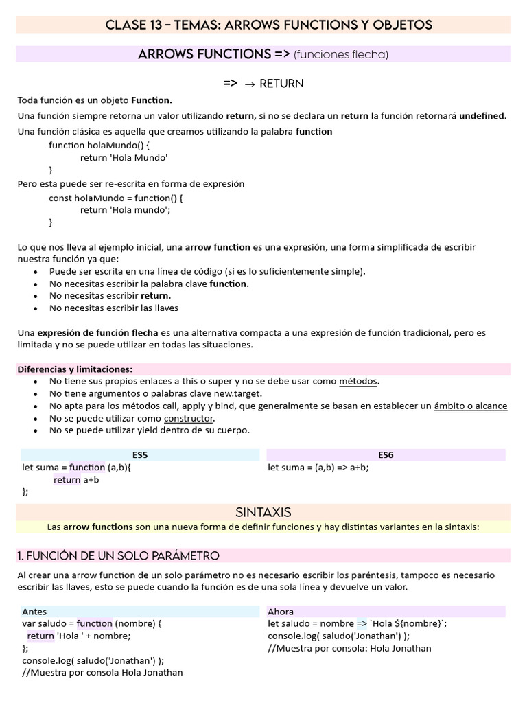 Clase 13 JavaScript | PDF Clase 13 JavaScript | PDF