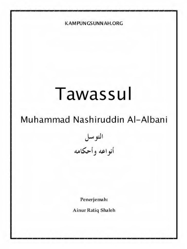 Tawassul | PDF