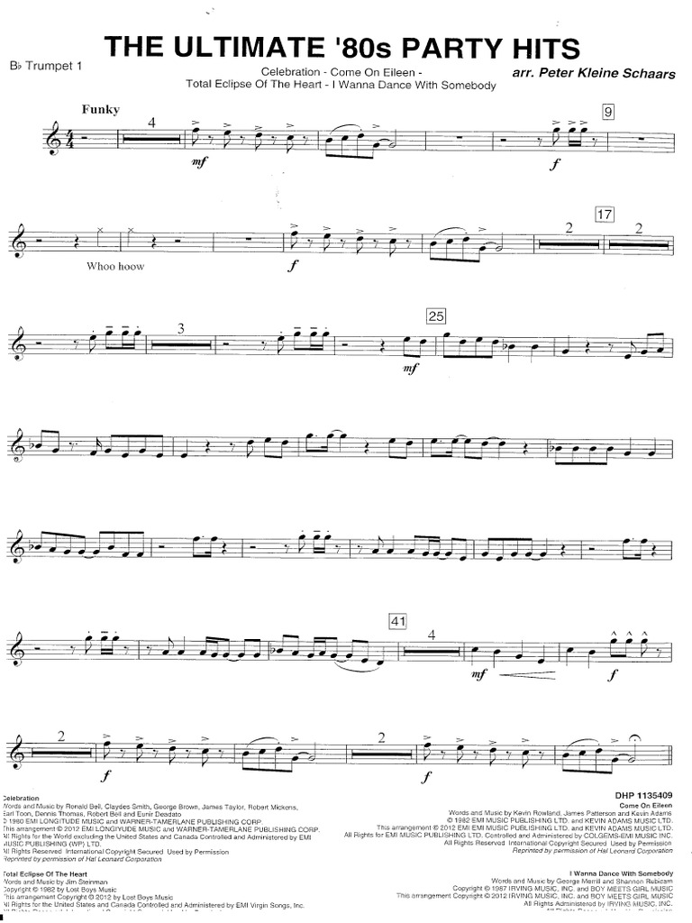 16 The Ultimate 80s - Trompette Sib 1 | PDF