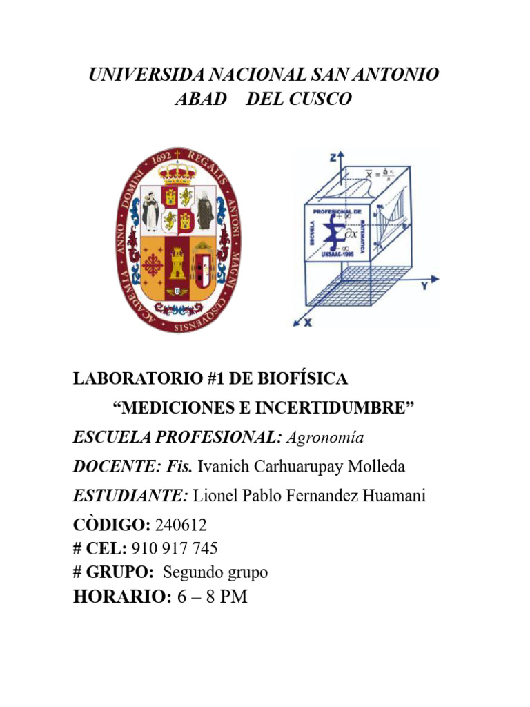 Carátula-Esquema de Informe Agro | PDF