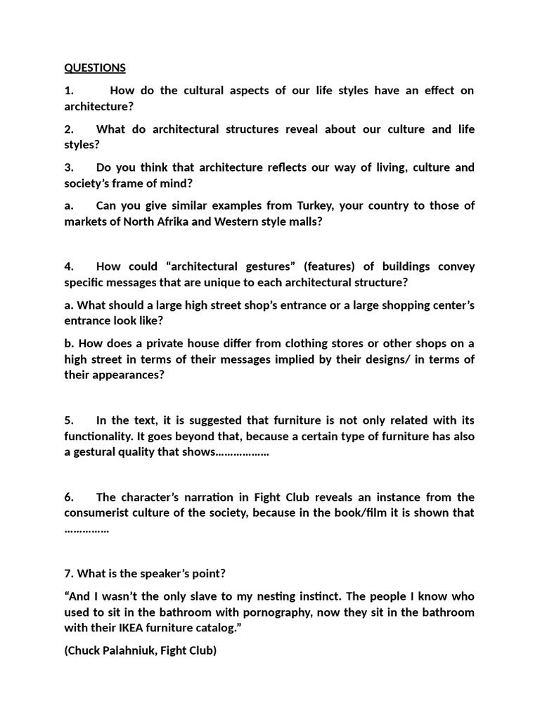 Answer Sheet Buildings Have Meaning | PDF