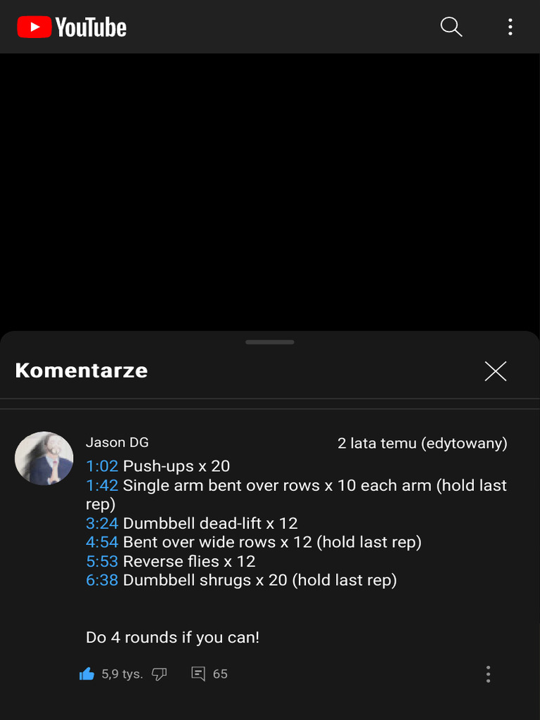 Home Back Workout (DUMBBELLS ONLY) - YouTube | PDF