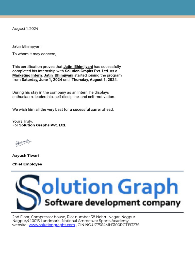 Final Certificate | PDF