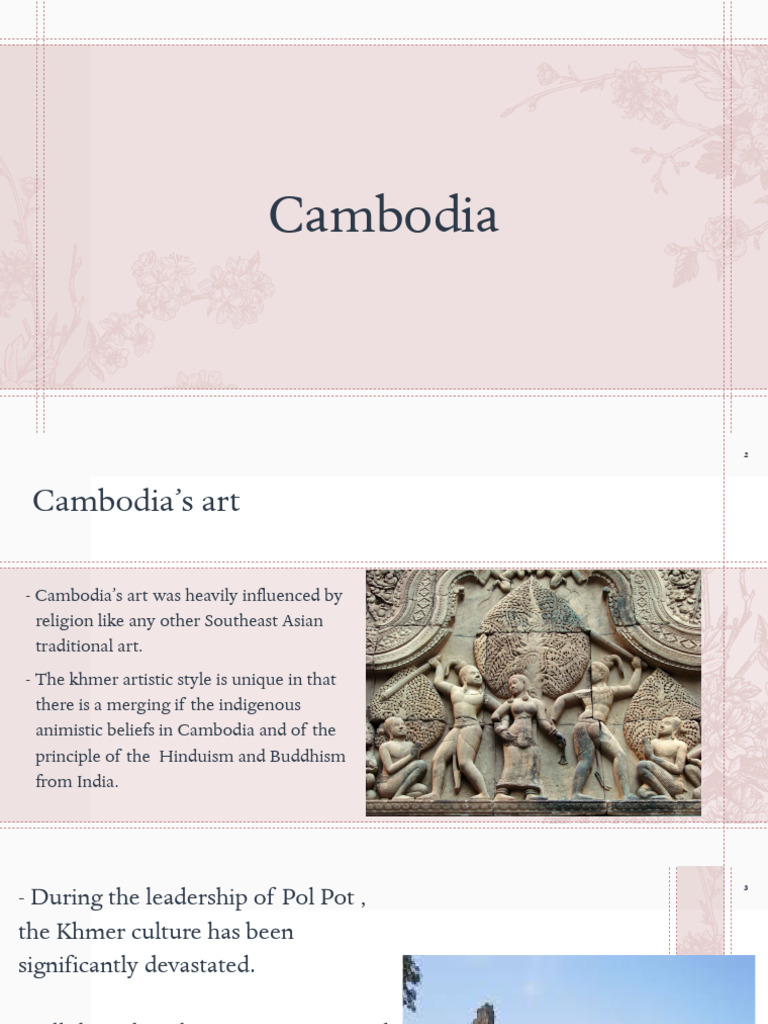 Cambodia Presentation | PDF | Khmer People | Social Science