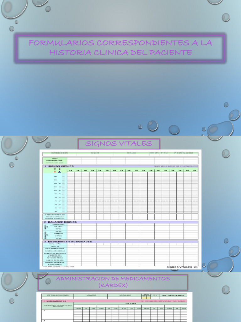 Clase 2 Formularios de La HC Paciente | PDF