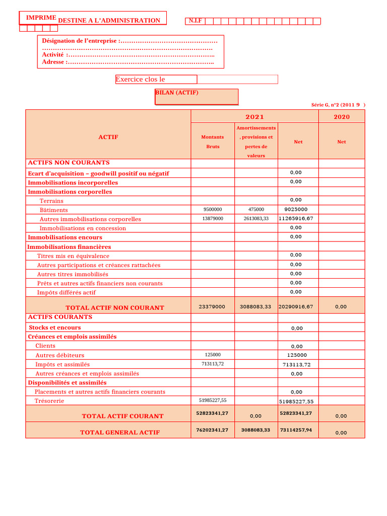 Liasse Fiscale FR V2.0 | PDF
