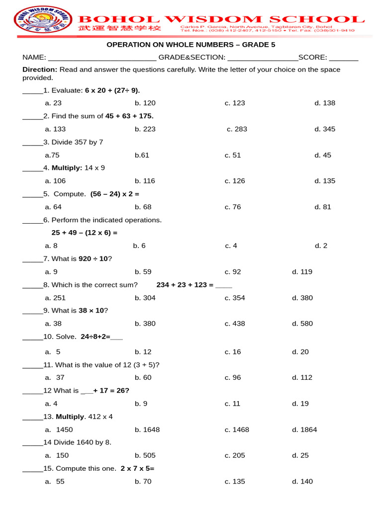 (Revised) Final Questionnaire | PDF