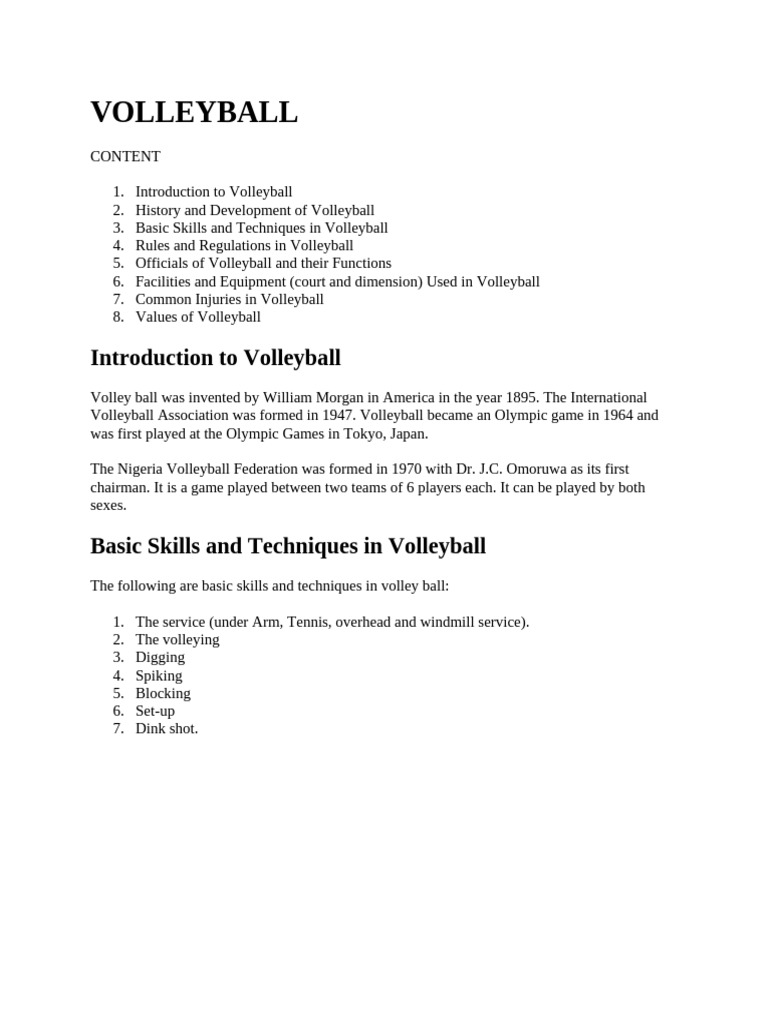 Jss 1 2nd Term Phe | PDF | Volleyball | Water Jss 1 2nd Term Phe | PDF | Volleyball | Water