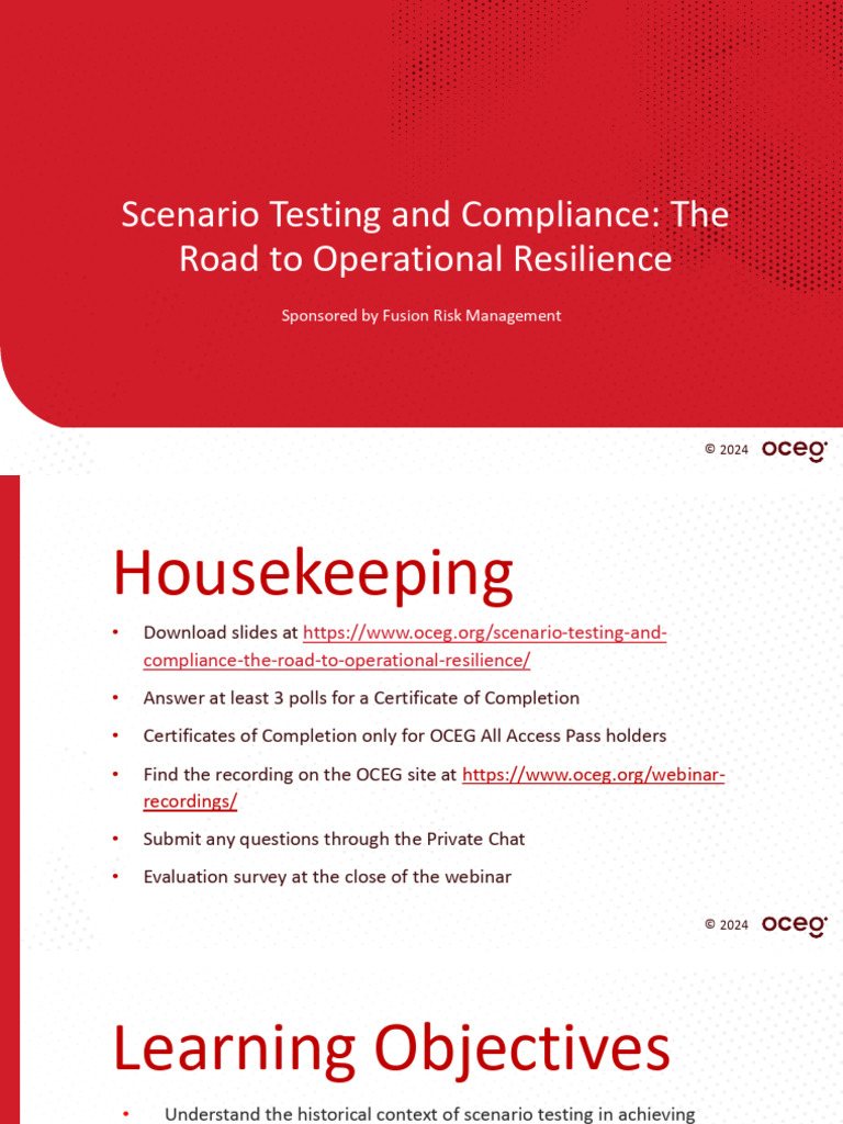 2024.09.17 - OCEG Webinar - Fusion - Scenario Testing and Compliance ...