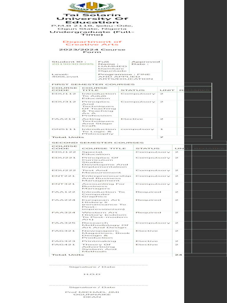 TASUED - EduTAMS | PDF