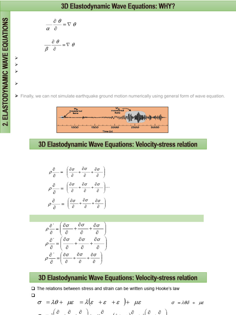 Elastodynamic Wave Equations Pdf
