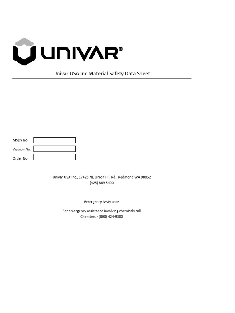 Dow Ucarsol AP 806 SDS | PDF