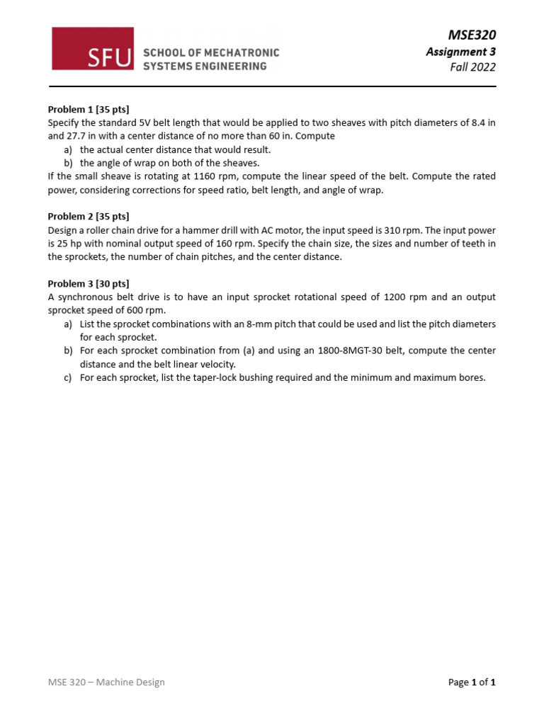 MSE320 - Assignment 3 | PDF