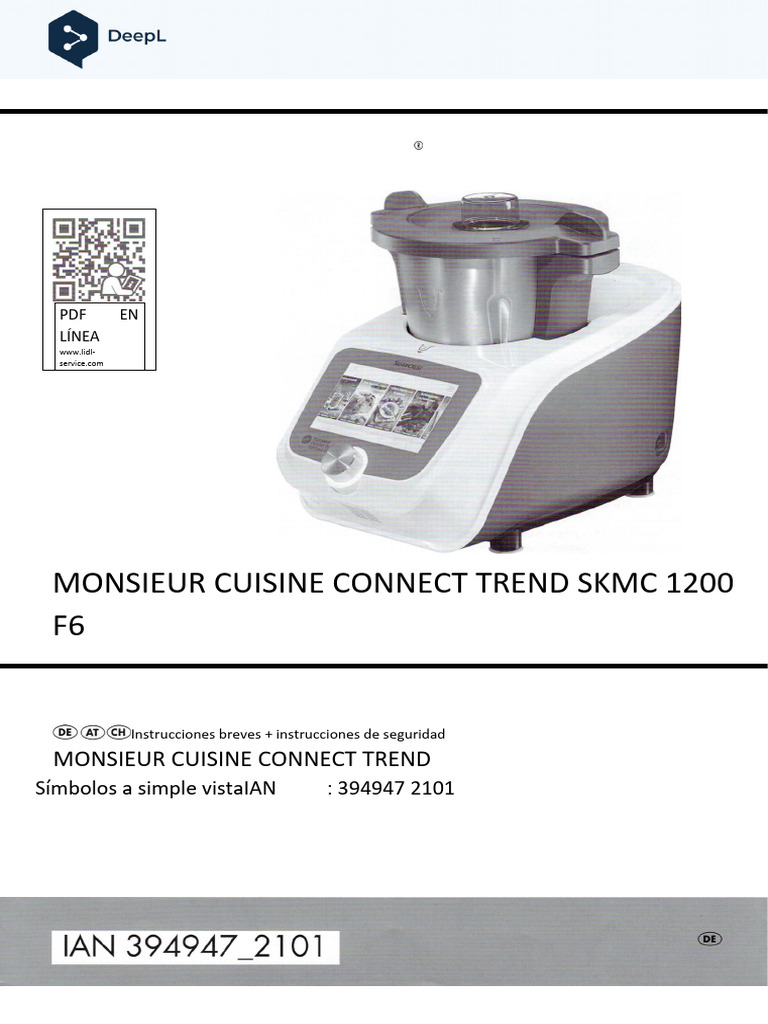 Monsieur Cuisine Connect Español Manual | PDF