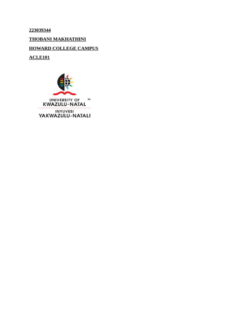 Acle Test | PDF