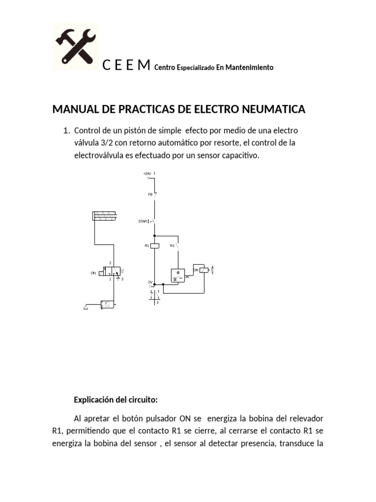Manual de Practicas de Electro Neumatica | PDF
