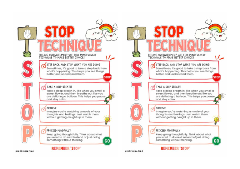 STOP Technique | PDF