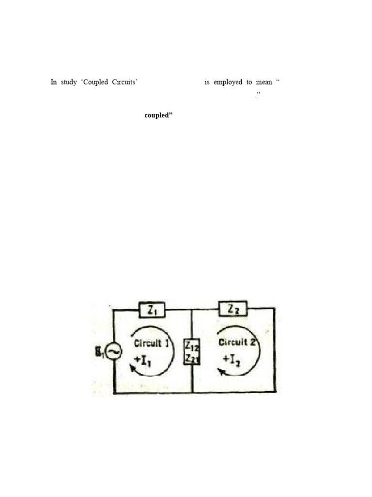 Lecture Slides-Coupled Circuits | PDF