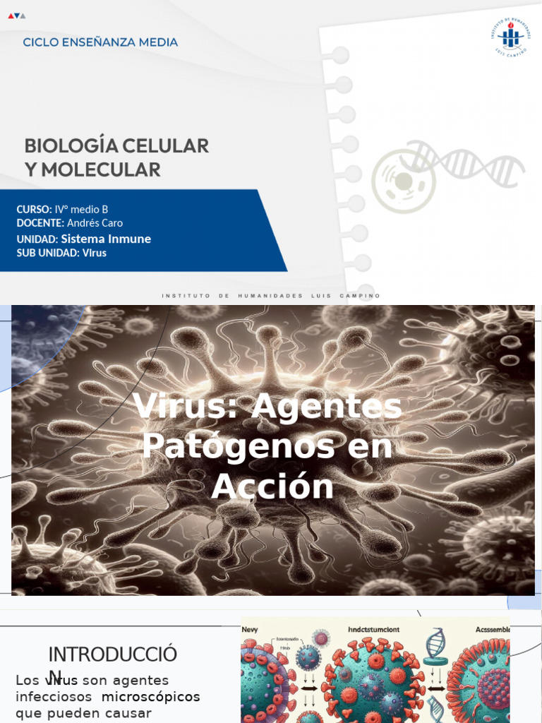 Virus Como Agentes Patogenos | PDF