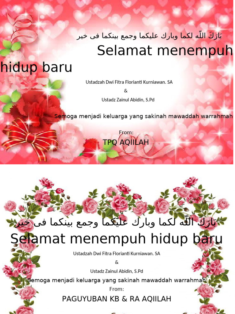 Ucapan Nikah - Salin | PDF