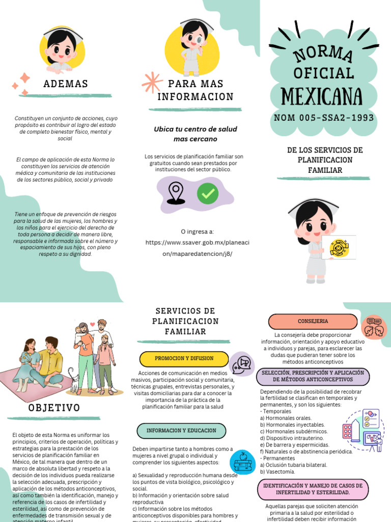 Triptico de NOM-005-SSA2-1993 | PDF