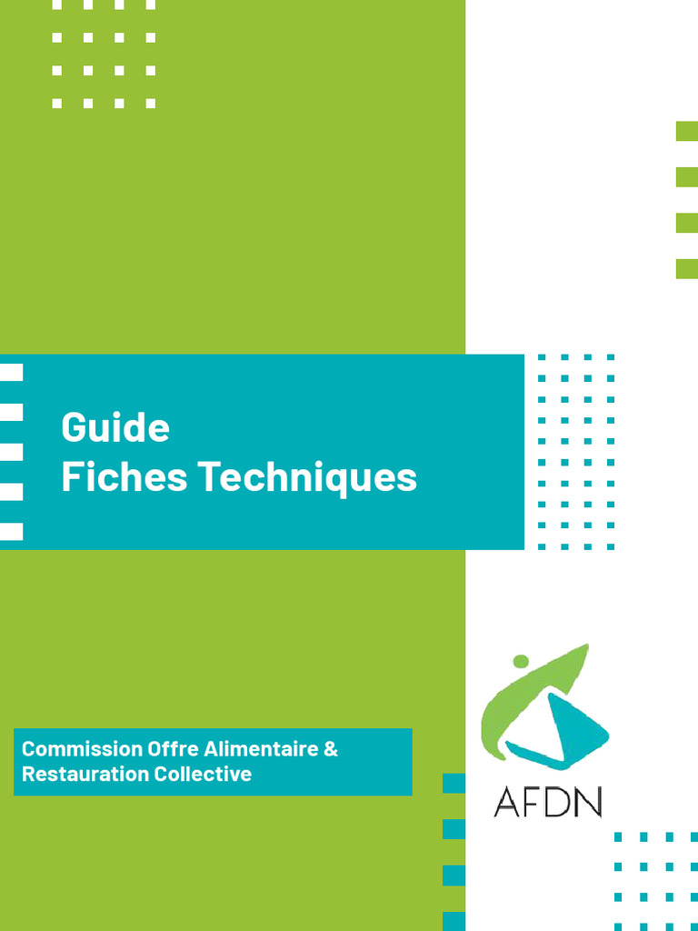 Guide Fiches Techniques - AFDN | PDF