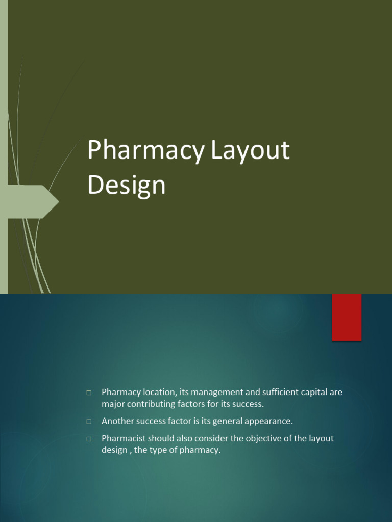 Pharmacy Layout Design | PDF