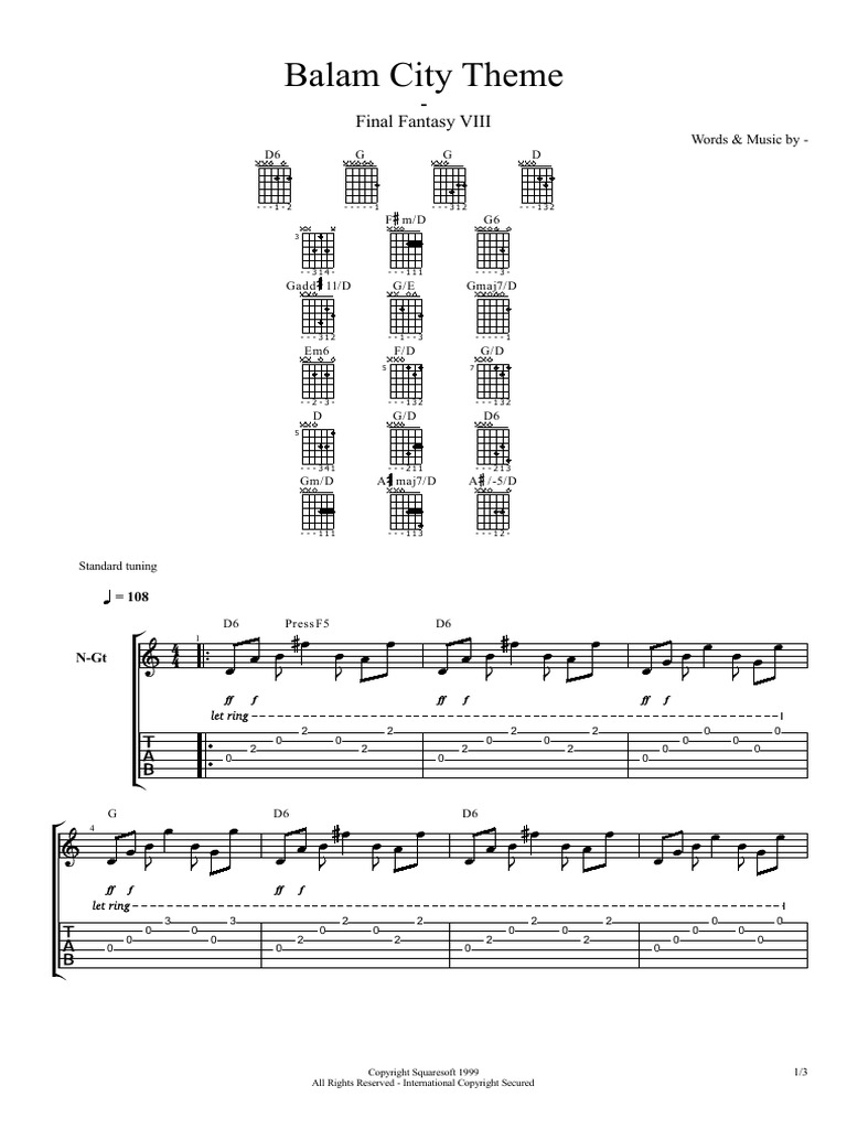 Final Fantasy - Balamb City | PDF