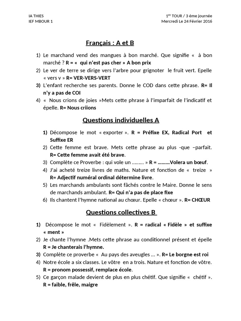 Genie en Herbe | PDF