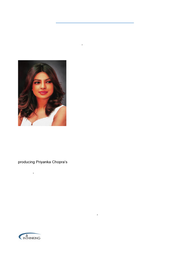 Epq Priyanka Chopra Jonas | PDF
