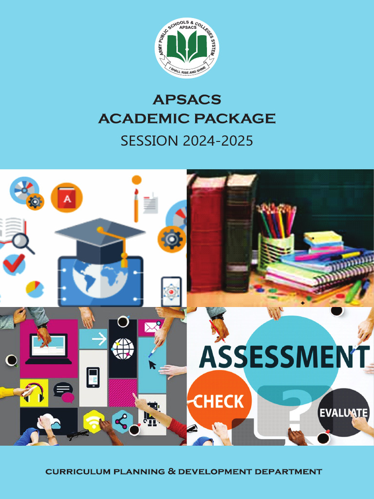 APSACS Academic Package Session 2024-2025 Dated 15 Mar 2024 | PDF