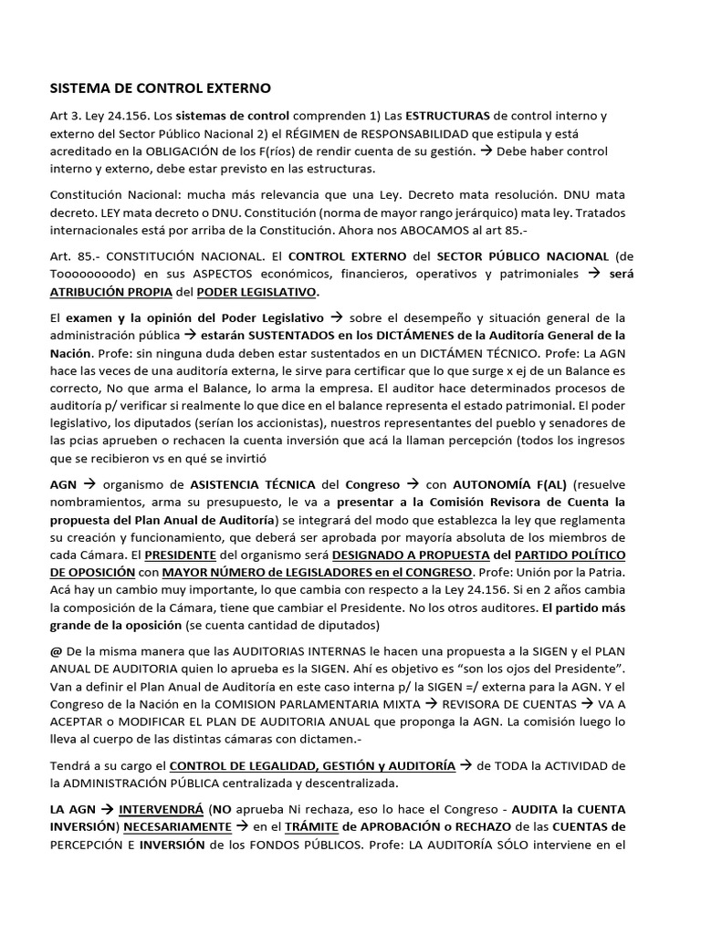 SISTEMA DE CONTROL EXTERNO | PDF