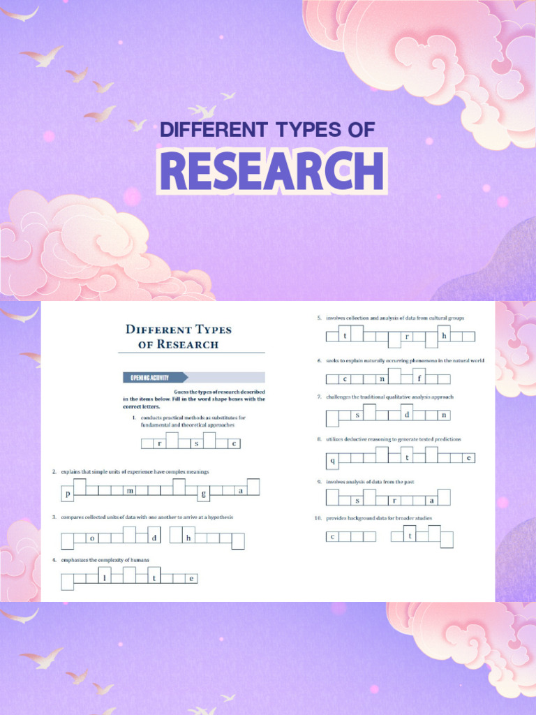 Chapter 2 Different Types of Research | PDF