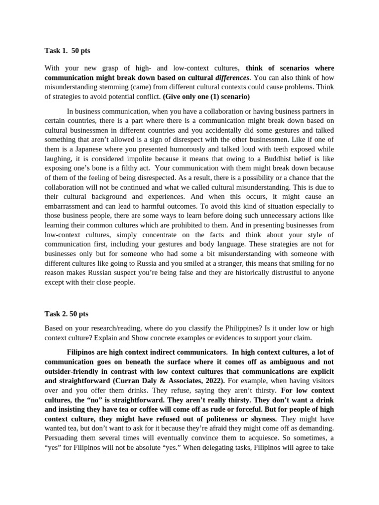 Ge comm activity until friday - Copy | PDF