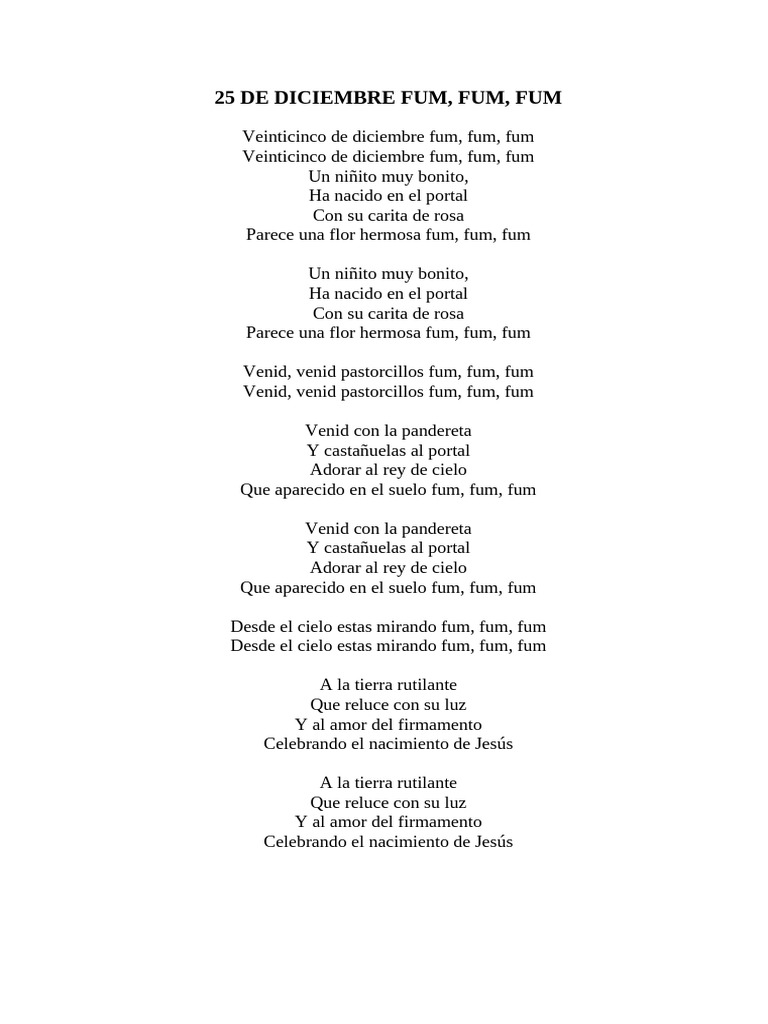 25 de Diciembre Fum | PDF