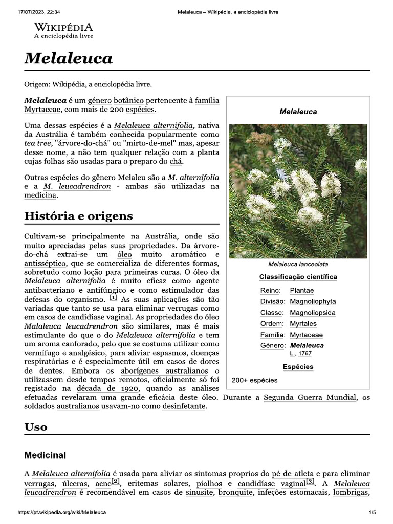 melaleuca o que e | PDF