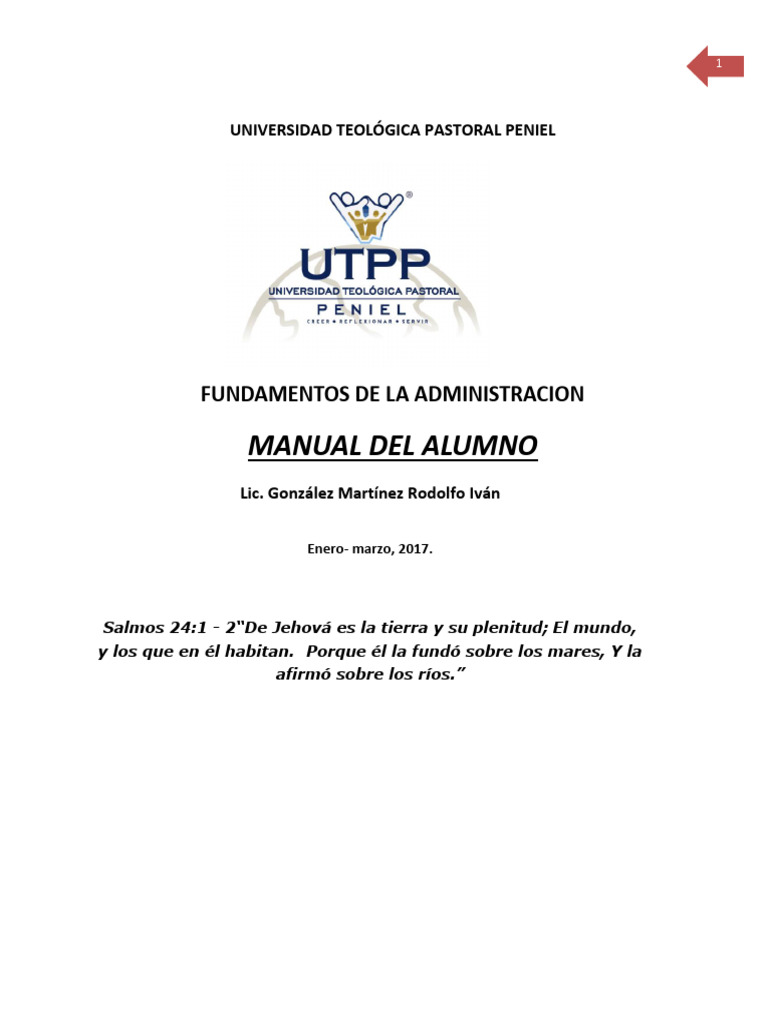 Manual Utpp Fundamentos | PDF