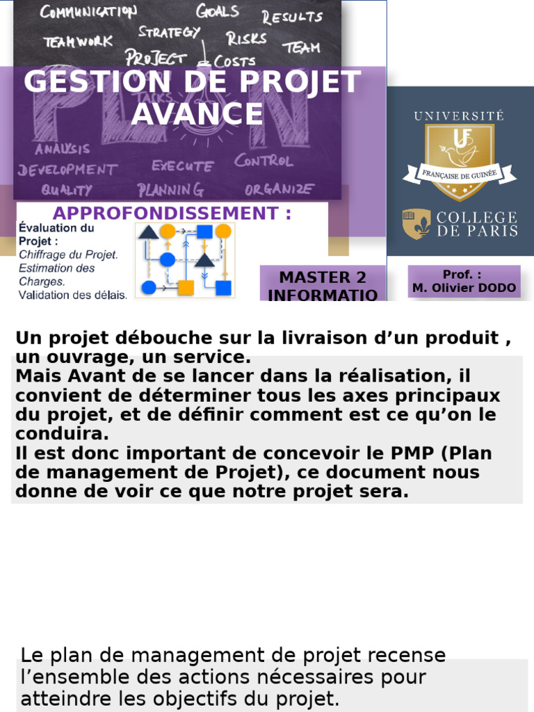 6 APPROFONDISSEMENT EVALUATION PROJET 1 22_23.pptx [Enregistrement automatique] | PDF