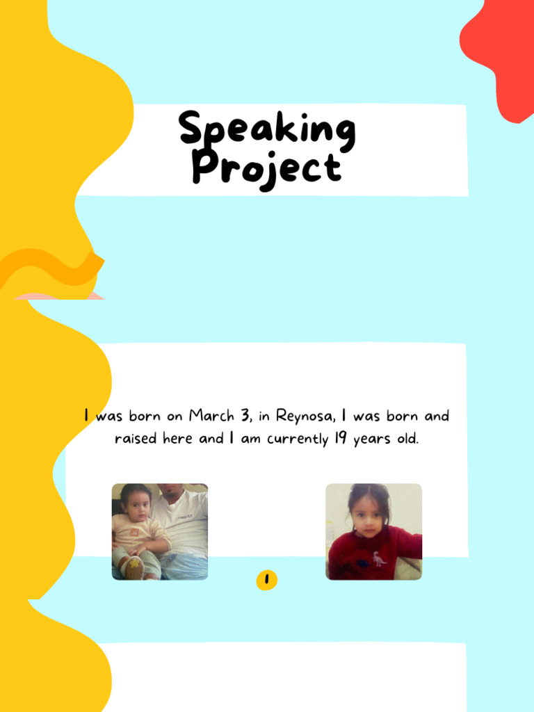 Speaking Project | PDF