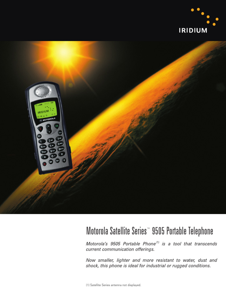 Motorola 9505 Overview | PDF