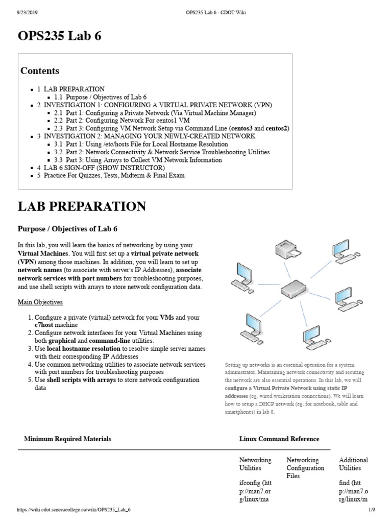 OPS235 Lab 6 - CDOT Wiki | PDF