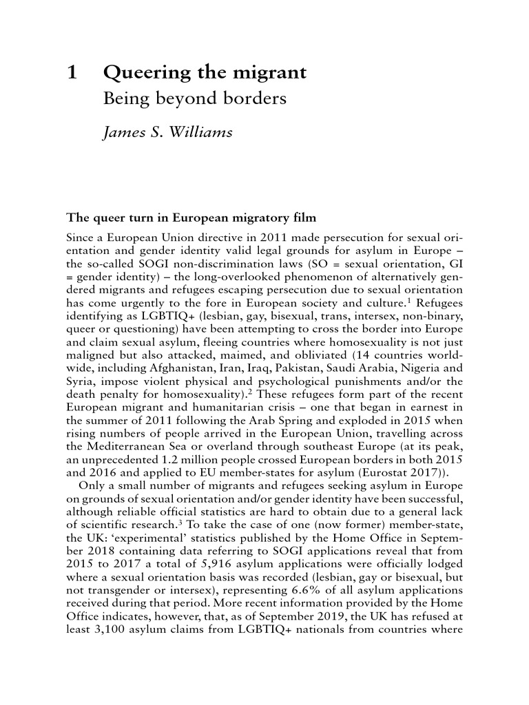 Queering The Migrant | PDF | Human Migration | Social Science