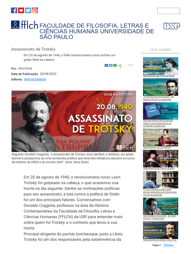 Assassinato de Trotsky | PDF