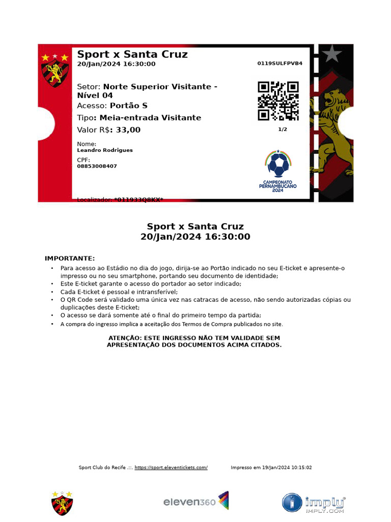 ingresso | PDF