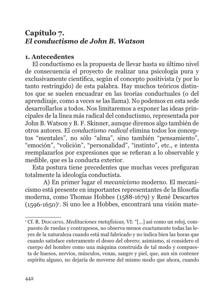 Conductismo Cap7 | PDF
