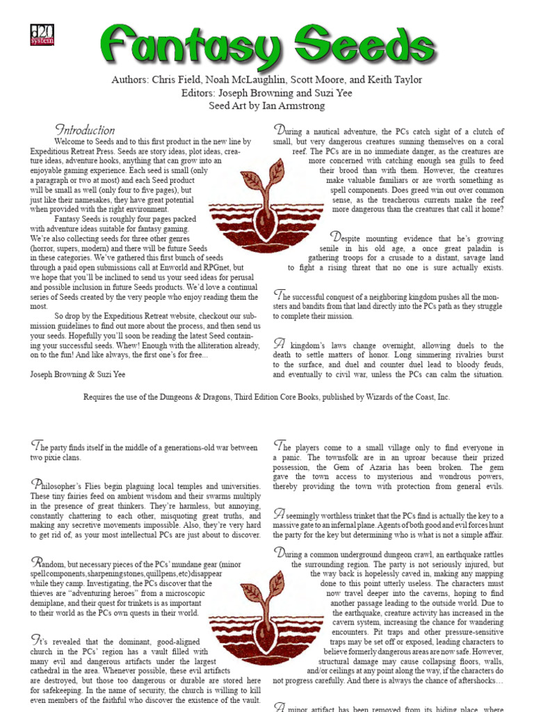 Fantasy Seeds_Print | PDF